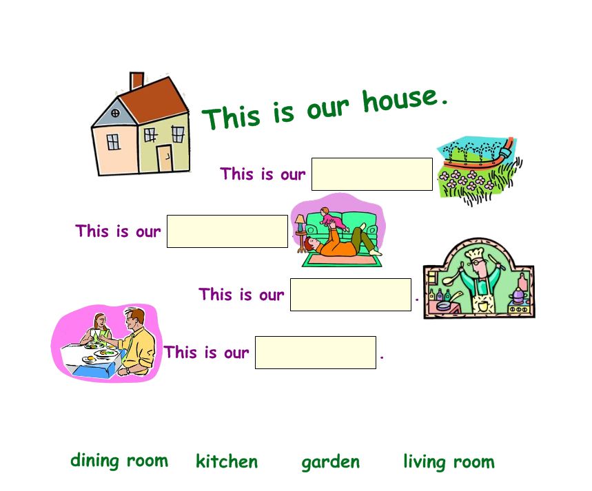 My home (Unit 13 - 15) :: Procvičování angličtiny